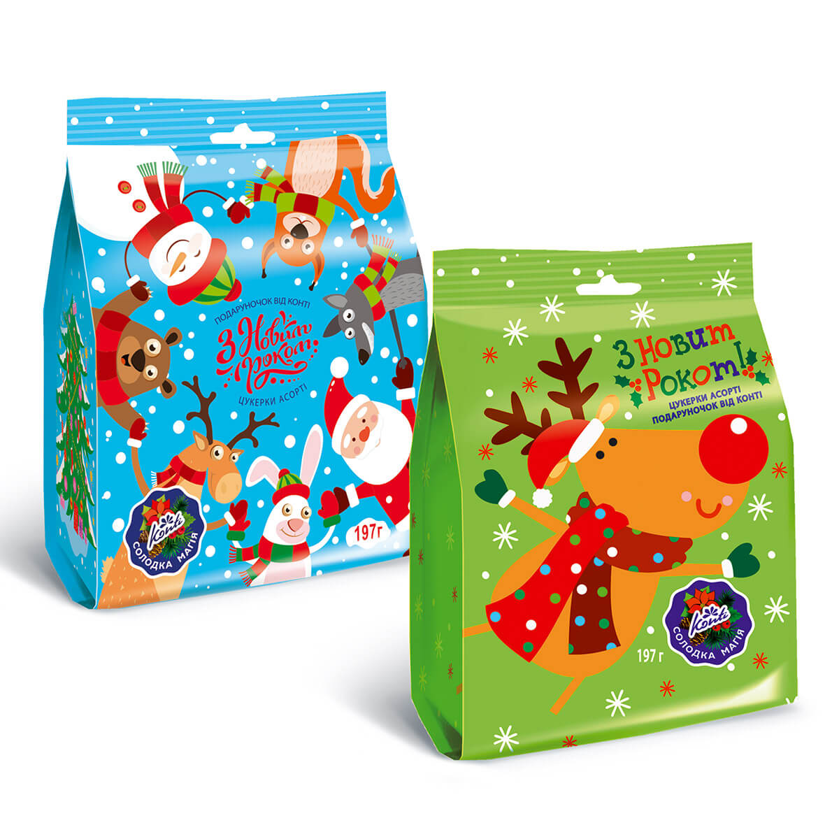 Цукерки асорті «Подаруночок від Конті» — «КОНТІ» — Кондитерський бренд